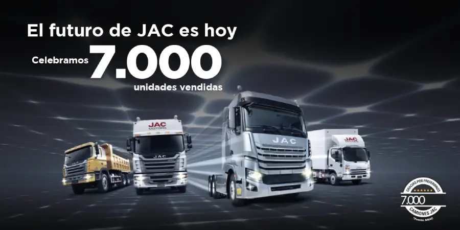 JAC Motors supera las 7000 unidades de camiones vendidos